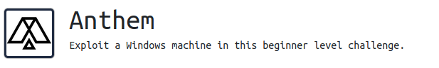 Anthem ( tryhackme ) Write Up