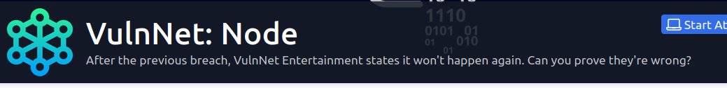 TryHackMe: VulNet: Node