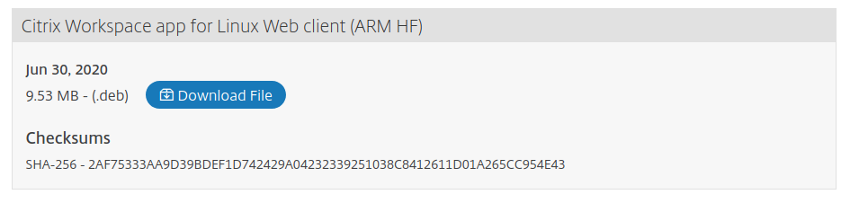 RaspberryPI Citrix Client with HDX for Microsoft Teams
